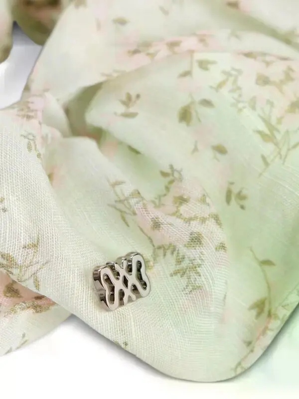 Sandro Floral Scrunchie