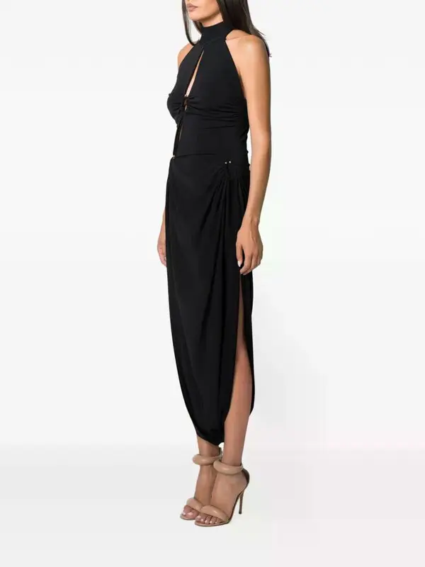 NORINA ST Cut-out Draped Maxi Dress