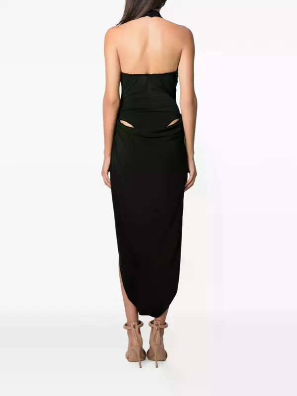 NORINA ST Cut-out Draped Maxi Dress