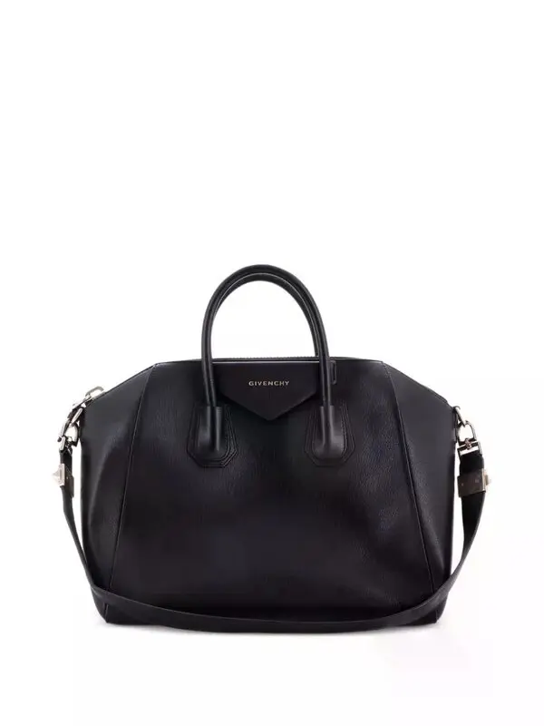 Givenchy Antigona Bag Leather Medium Satchel - Black