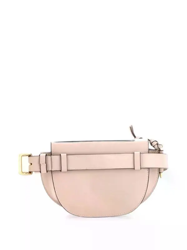 Loewe Leather Gate Mini Belt Bag - Neutrals