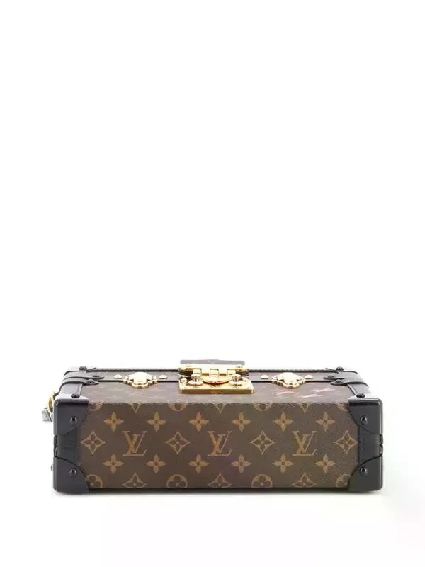 LOUIS VUITTON Monogram Canvas Petite Malle Handbag Clutch Bag