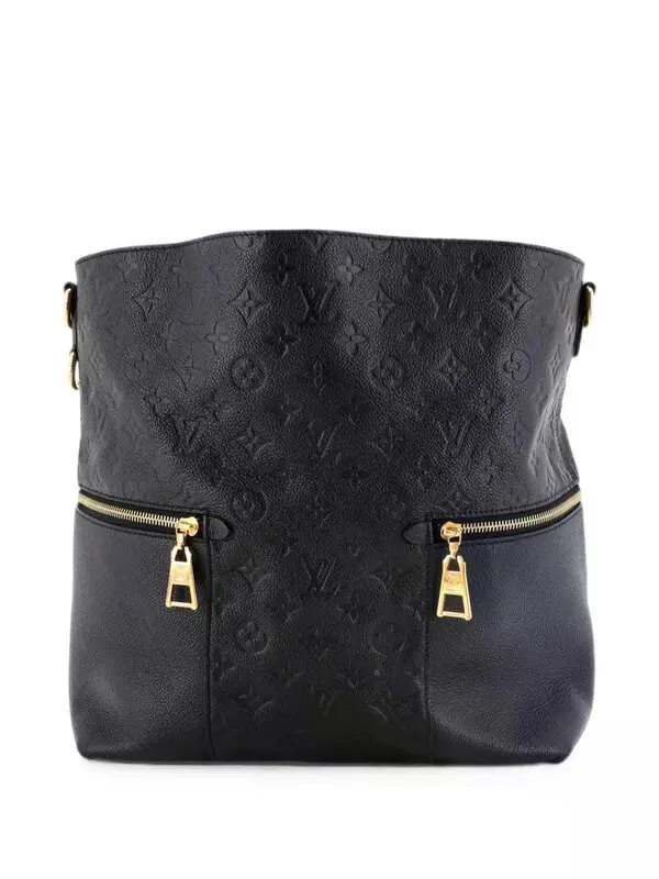 LOUIS VUITTON Melie Handbag Monogram Empreinte Leather Hobo Bag