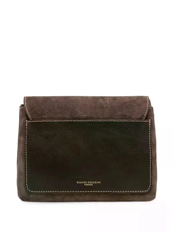 GIANNI CHIARINI Small Three Suede-finish Shoulder Bag