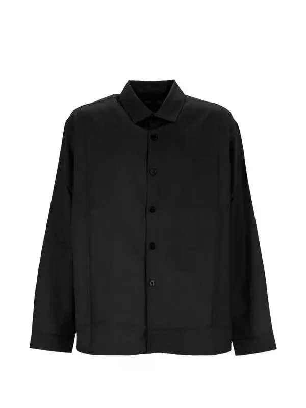 ROSE BURRITO Button-front Overshirt Jacket