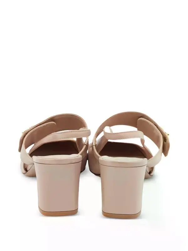Valentino Garavani Vlogo Leather Mary Jane Slingback Pumps