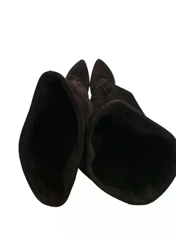 Miu Miu Suede Slouchy Knee-high Boots