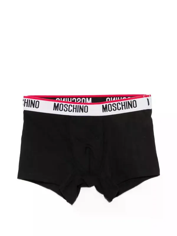 Moschino Logo-waistband Boxer Briefs