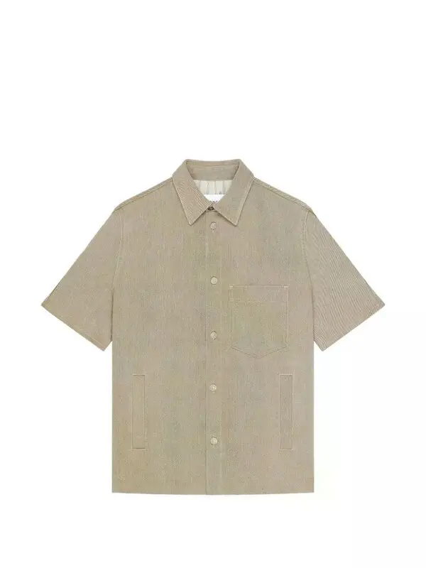 Givenchy Shirt In Beige Denim