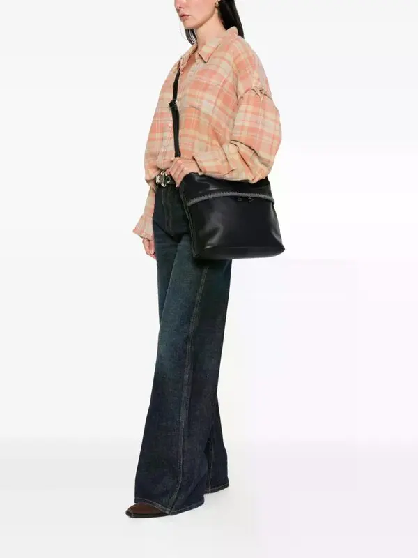ARA Modena Braided-trim Shoulder Bag