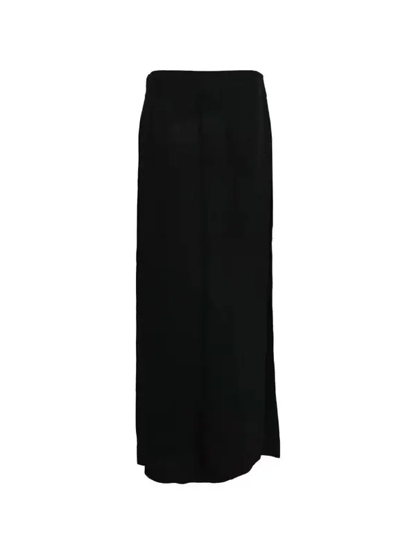 TOTEME High Slit Maxi Skirt - Black