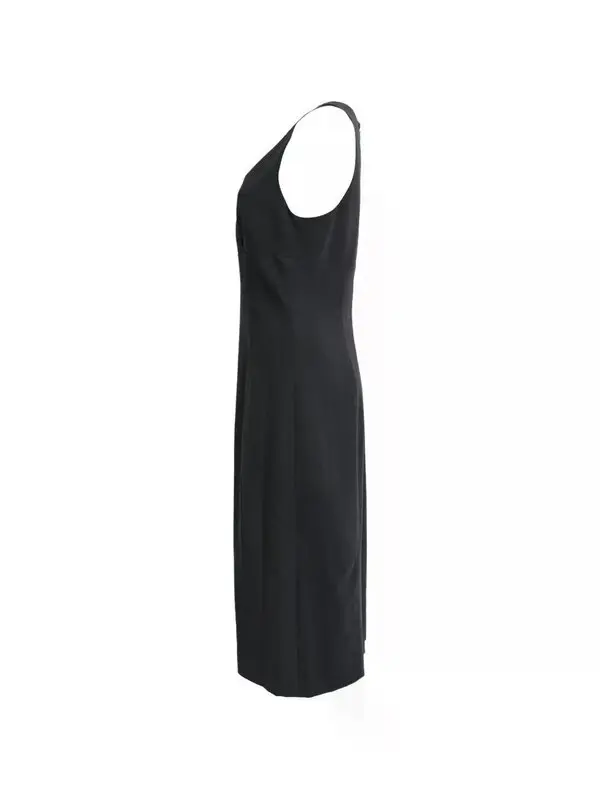 Giorgio Armani V-neck Sleeveless Dress