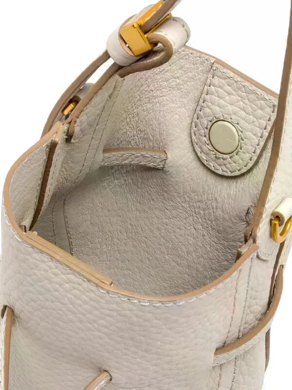 GIANNI CHIARINI Sienna Grained Leather Shoulder Bag