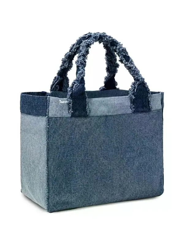 GANNI Trapeze Denim Shopper