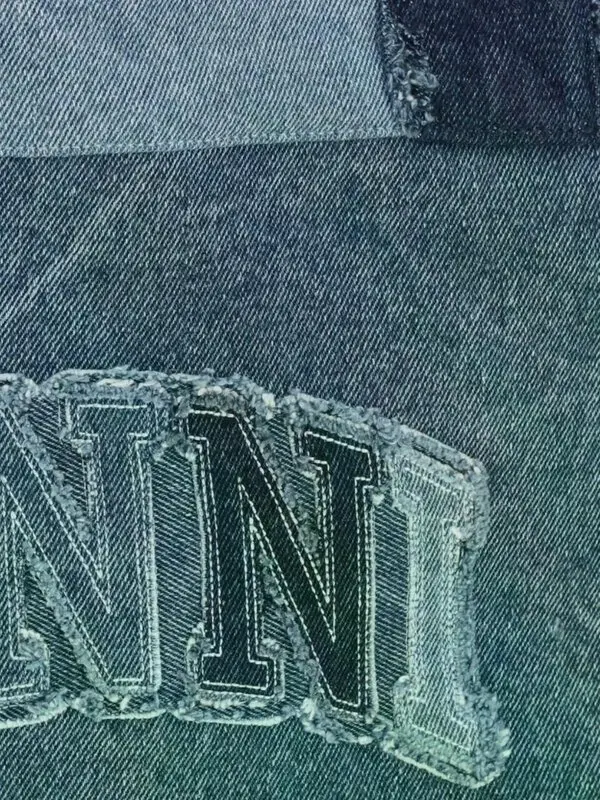 GANNI Trapeze Denim Shopper