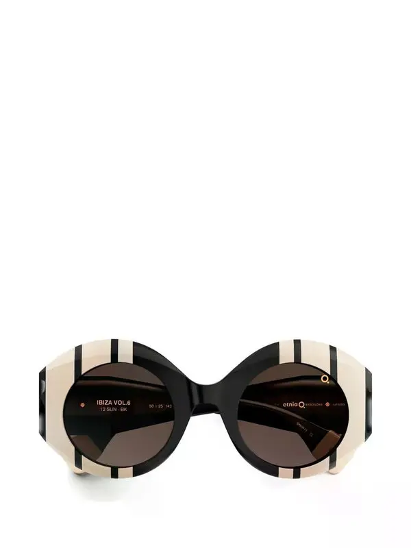 ETNIA BARCELONA Ibiza 12 Striped Sunglasses - Black
