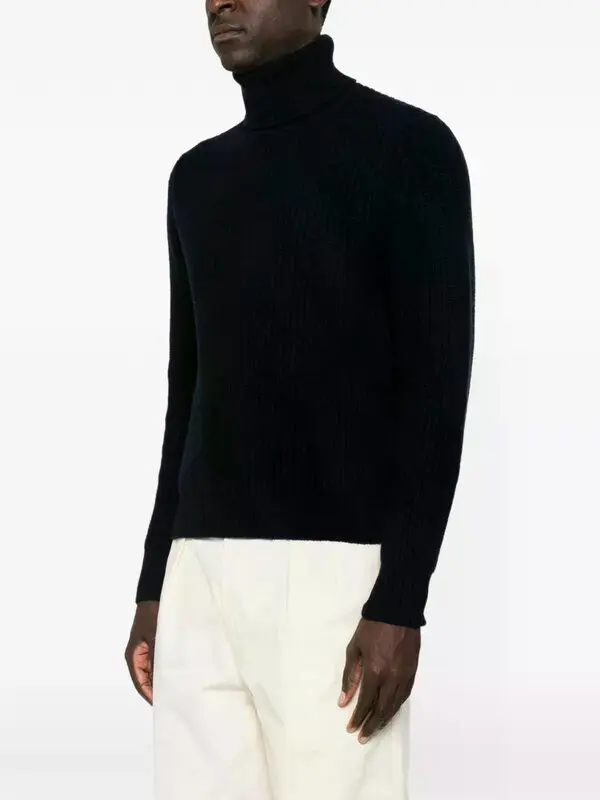 FORTELA Ribbed-knit Roll-neck Sweater