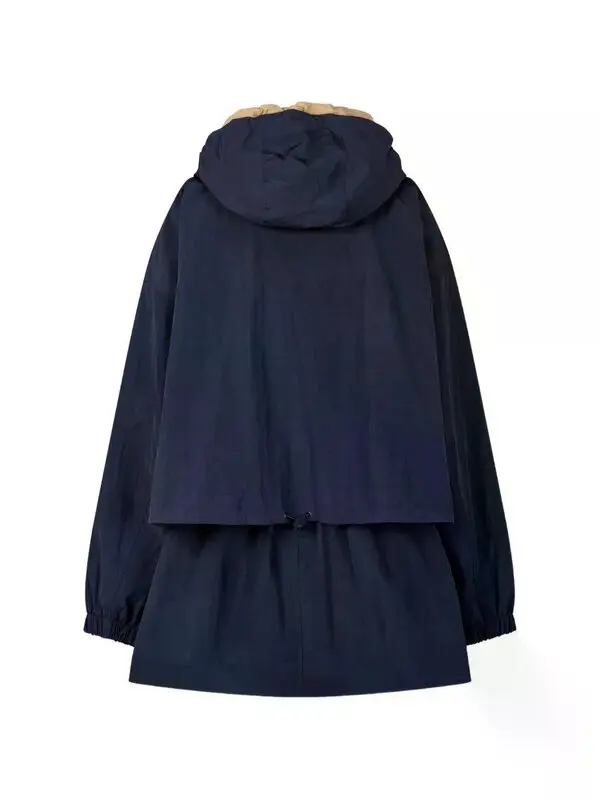 STUDIO TOMBOY Drawstring Hooded Jacket - Blue