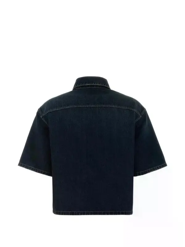 Prada Short-sleeved Denim Shirt