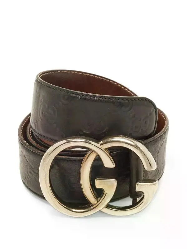 Gucci Gg Marmont Sssima Belt - Black