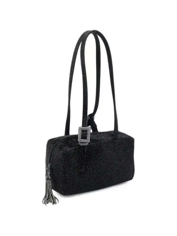 Benedetta Bruzziches Sandra Crystal-embellished Buckle-detail Mini Bag