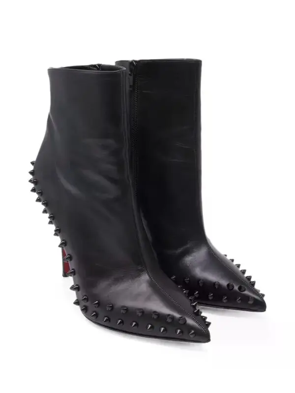 CHRISTIAN LOUBOUTIN Willetta Spiked Ankle Boots - Black