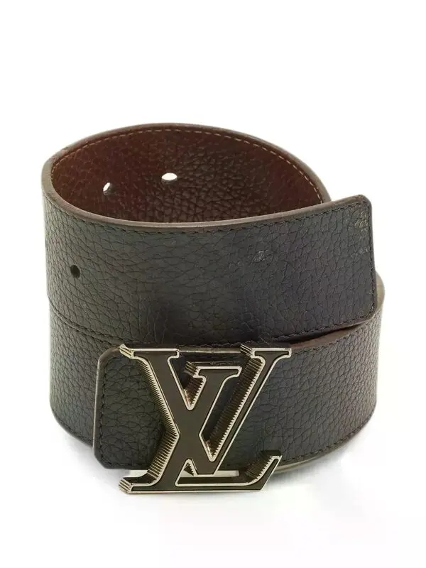 LOUIS VUITTON 2021 Logo-plaque Reversible Belt