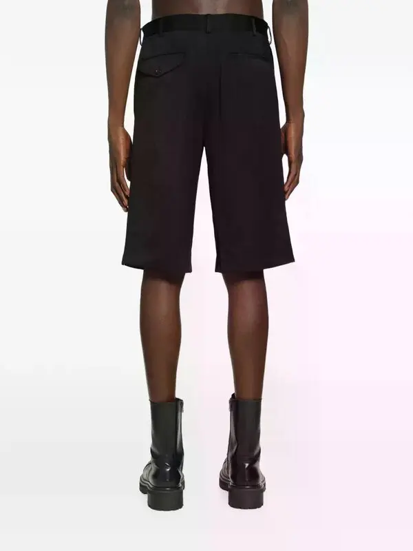 Comme Des Garçons Zip-detailed Tailored Shorts