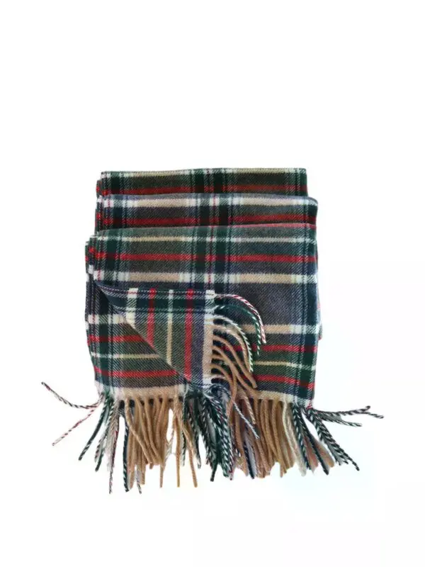 Polo Ralph Lauren Tartan-check Fringed Scarf
