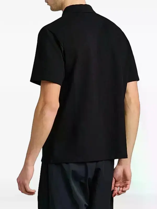 Versace Logo-embroidered Polo Shirt