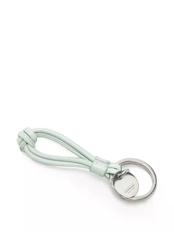 JIL SANDER Knot Loop Leather Keyring