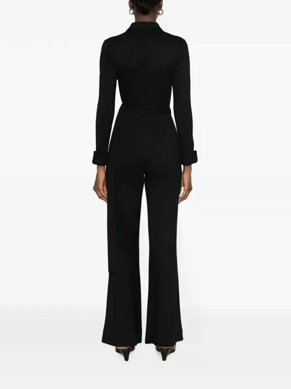 Diane Von Furstenberg Michele Wrap-front Long-sleeve Jumpsuit