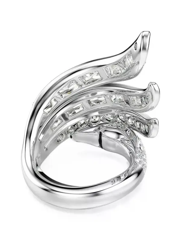 SWAROVSKI The Viena Swan Crystal-embellished Ring
