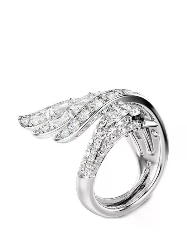 SWAROVSKI The Viena Swan Crystal-embellished Ring