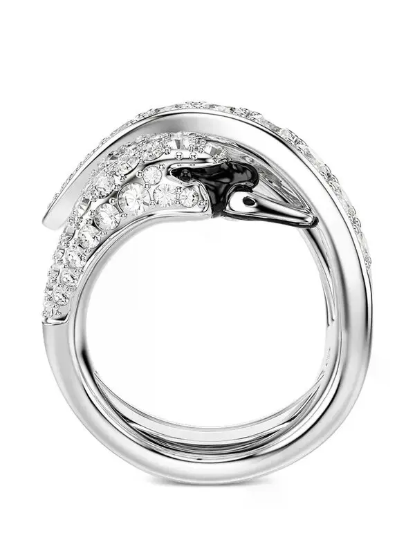 SWAROVSKI The Viena Swan Crystal-embellished Ring