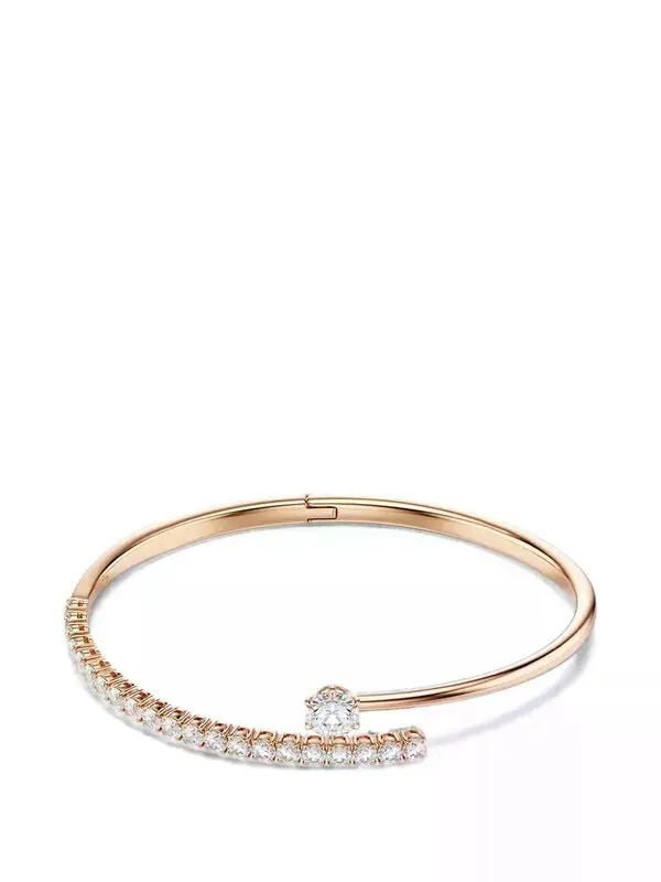 SWAROVSKI Matrix Crystal-embellished Wrap Bracelet - Pink