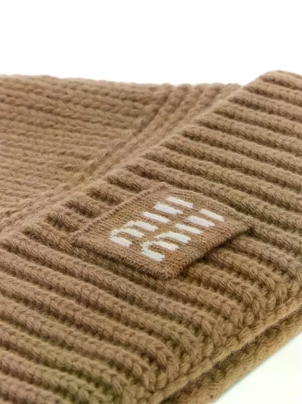 Miu Miu Wool Blend Beanie Hat