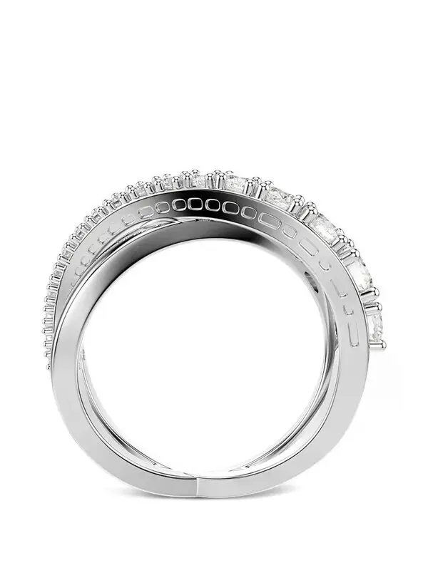 SWAROVSKI Crystal-embellished Crossover Ring