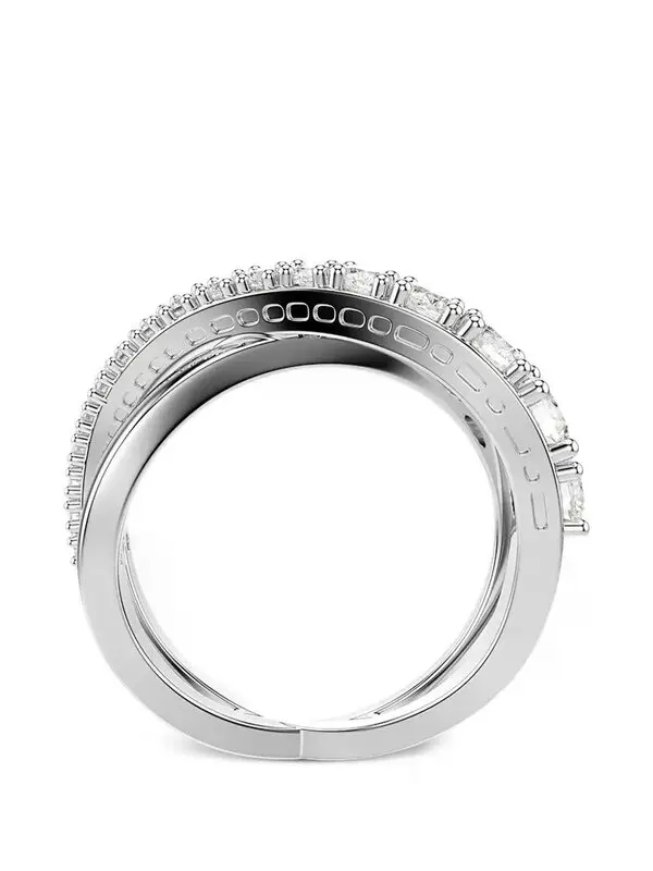 SWAROVSKI Crystal-embellished Crossover Ring