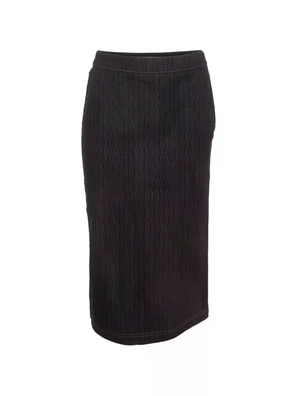 Fendi Jacquard Pencil Midi Skirt