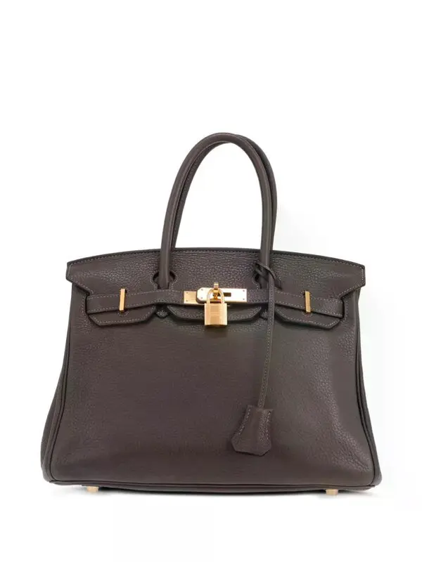 Hermès Togo Leather Birkin Tote Bag - Brown