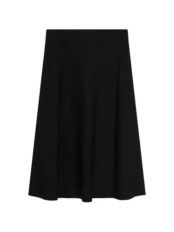 Max Mara Viscose Yarn Skirt - Black