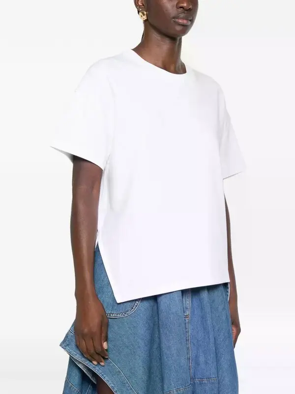 Loewe Asymmetric T-shirt In Cotton Blend