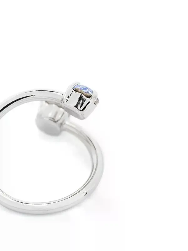 JUSTINE CLENQUET Juno Crystal-embellished Mid Ring