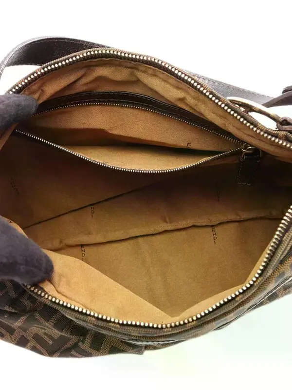 Fendi 2000-2010 Zucca Canvas Chef Shoulder Bag