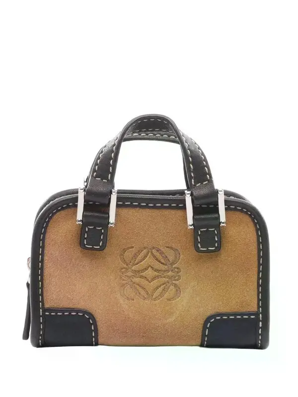 Loewe 2010-2026 Micro Mini Suede Amazona Handbag