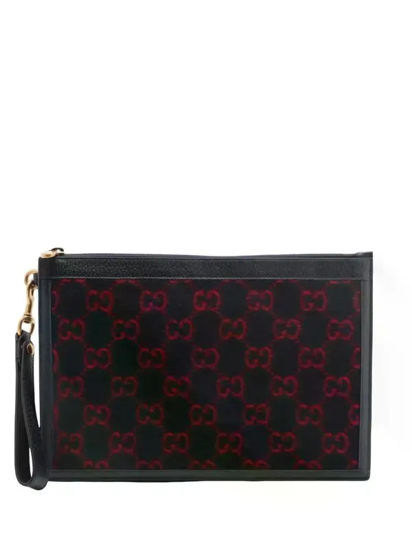 Gucci Gg Wool Clutch Bag