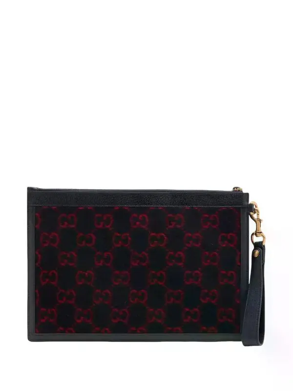 Gucci Gg Wool Clutch Bag