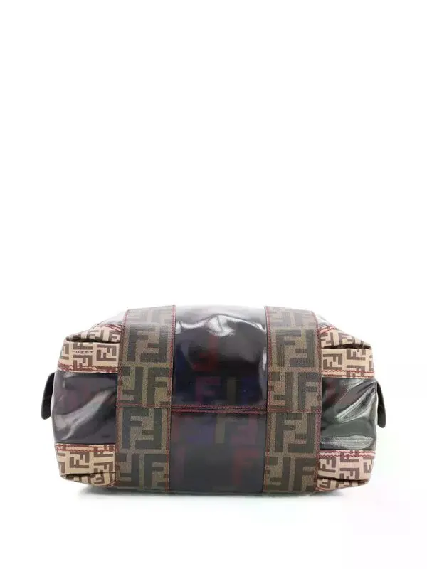 Fendi Medium Mix Tote Zucca Coated Canvas Shoulder Bag