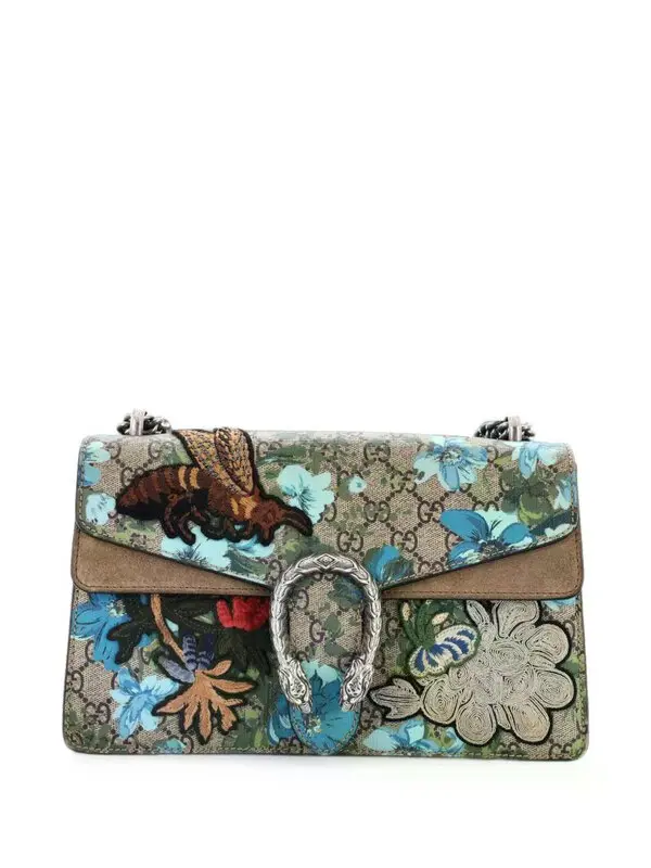 Gucci Dionysus Bag Embroidered Printed Gg Coated Canvas Small Shoulder Bag